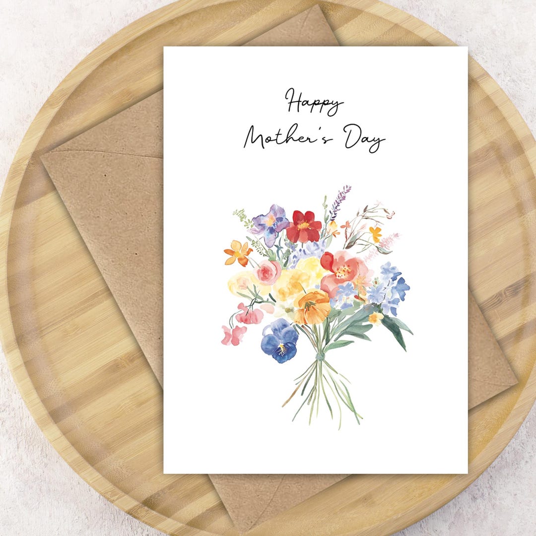 Mother's Day Card Mom Gift Idea for Her Greeting Card for Mom ...
