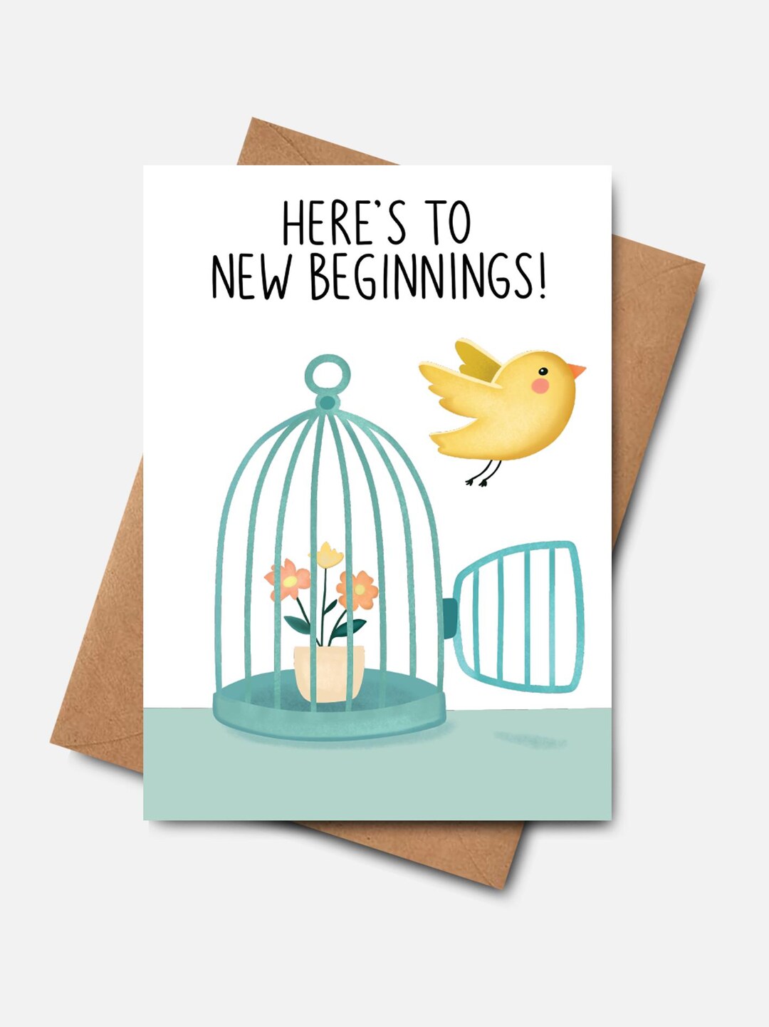 Retirement Card Farewell Greeting Card for Coworker Here's to New ...