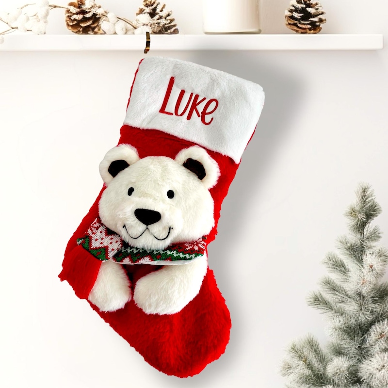 Toddler Animal Christmas Stocking - Etsy