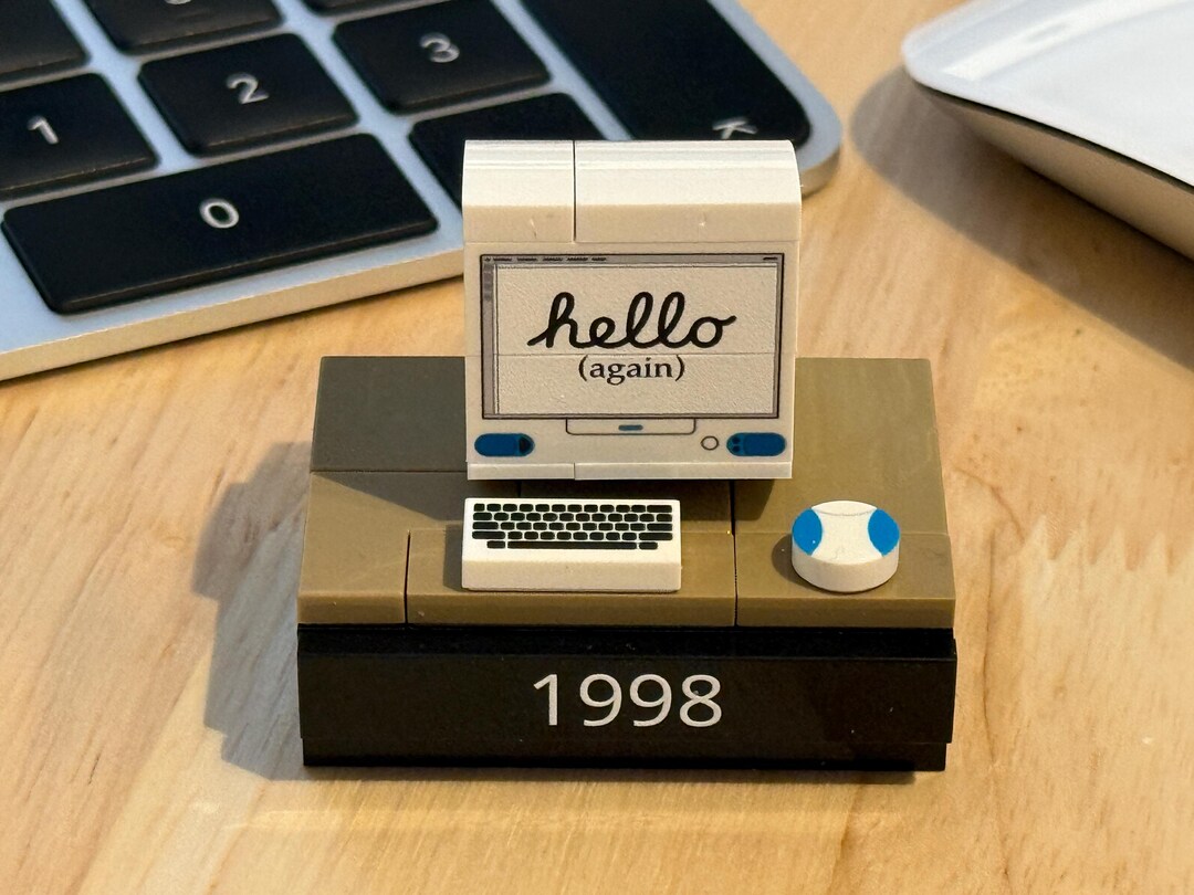 1998 in Colours. Custom Lego Set Celebrating 40 Years of Technology ...