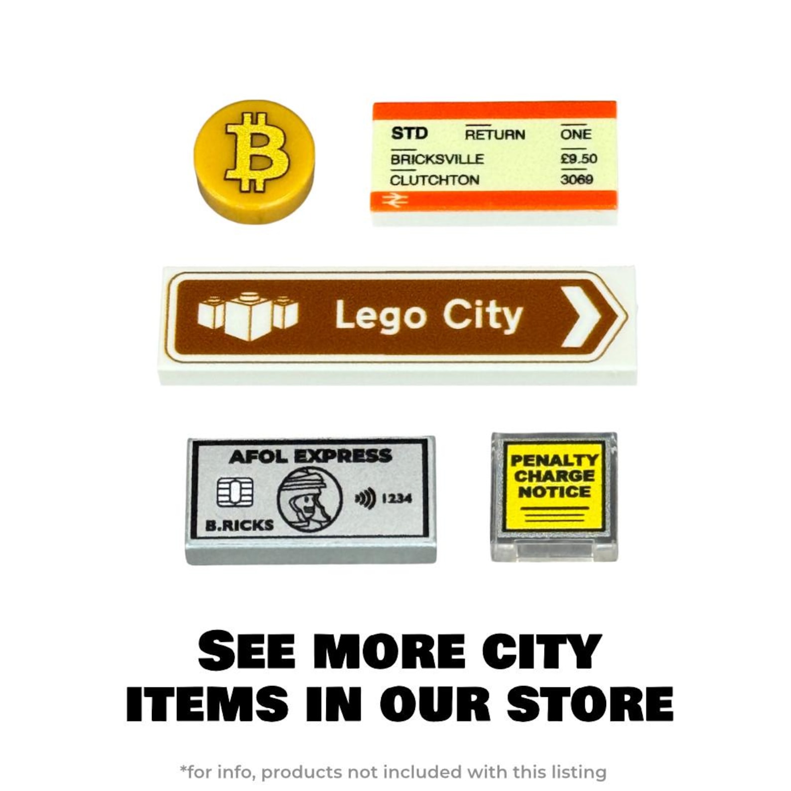 Custom Printed Lego® Moc Life Graffiti Wall. Full Wall of 33 Bricks ...