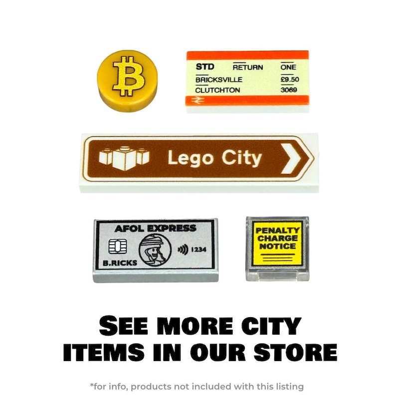 Custom Printed Lego® Moc Life Graffiti Wall. Full Wall of 33 Bricks ...