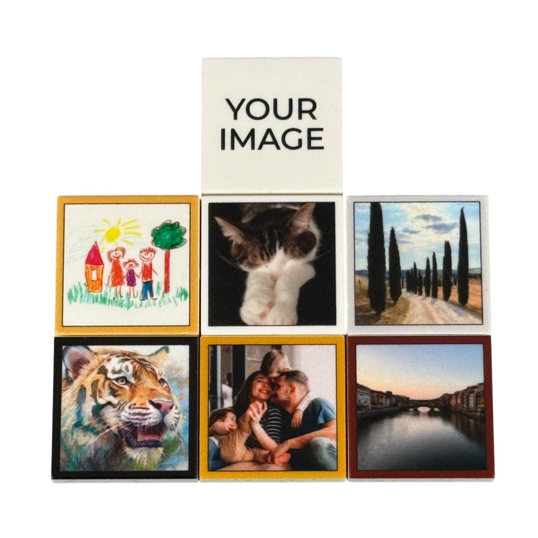 Custom Print Your Image on a Lego® 2x2 Tile. Custom Frame Options ...