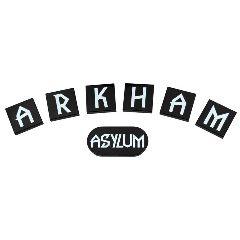 Custom Printed on Lego® Tiles - Sticker Replacements for Set Arkham ...