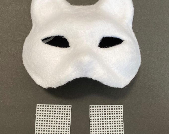 Felted Cat Mask mesh Included, Not Attached - Etsy