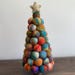 Colorful Felt Ball Christmas Tree – 2,5cm Wool Felt Balls in Rainbow ...