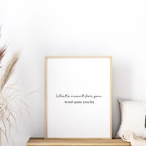 Affirmation Quotes, Home Decor, Minimalist, Typography Print ...