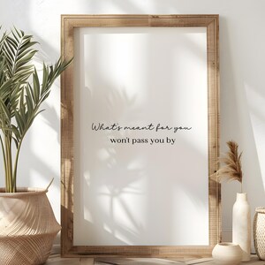 Affirmation Quotes, Home Decor, Minimalist, Typography Print ...