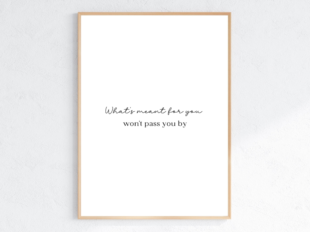 Affirmation Quotes, Home Decor, Minimalist, Typography Print ...