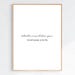 Affirmation Quotes, Home Decor, Minimalist, Typography Print ...