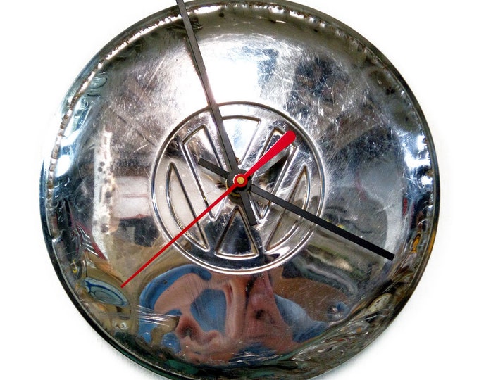 Volkswagen Wall Clock - VW Hubcap - Volkswagon Hub Cap - 8 Inch - Etsy