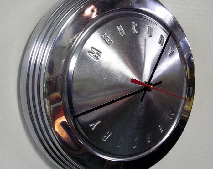 1962 - 1963 Mercury Meteor Comet Hubcap Clock - Men's Gift - Etsy
