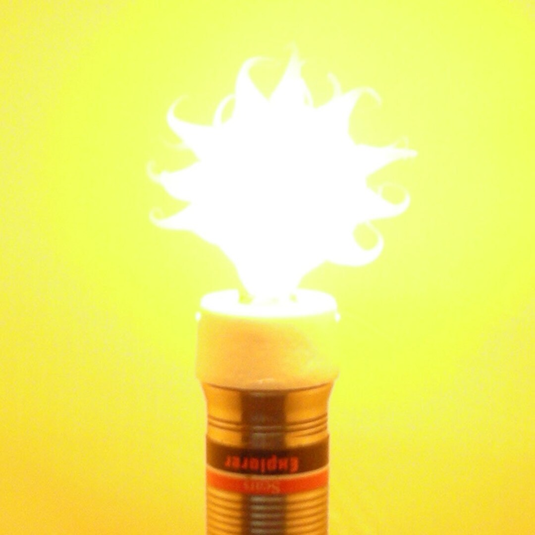 Sunburst Lamp Recycled Sears Explorer Flashlight Table Lamp Vintage ...