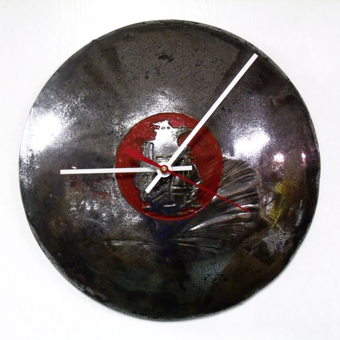 1940 Plymouth Hubcap Clock Classic Car Wall Clock Recycled - Etsy