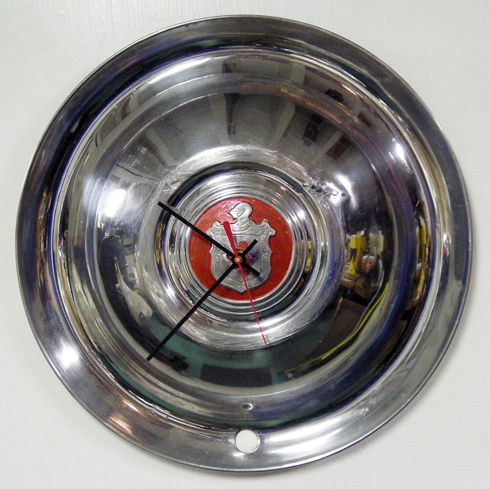 1950's Lyon Hubcap Clock Classic Car Hub Cap Automotive | Etsy