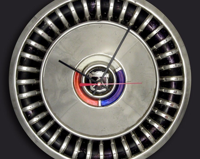 1963 Ford Fairlane Wall Clock - Hubcap Clock - Classic Car Decor ...