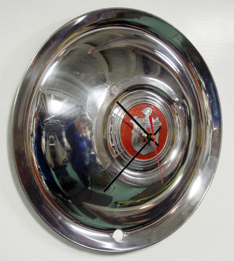 1950's Lyon Hubcap Clock Classic Car Hub Cap Automotive | Etsy