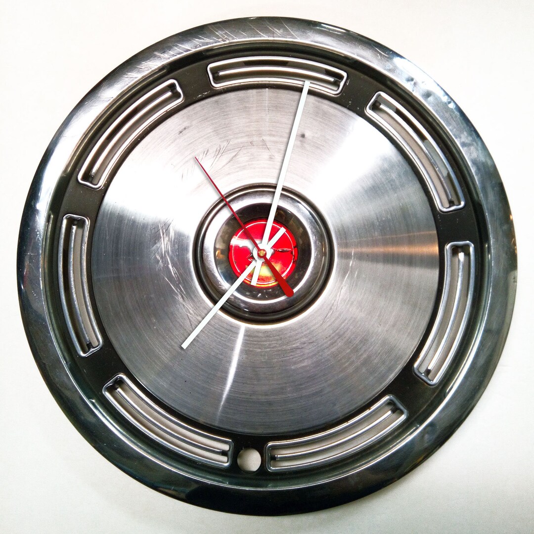 1974 Ford Mustang II Hubcap Clock Muscle Car Wall Clock - Etsy
