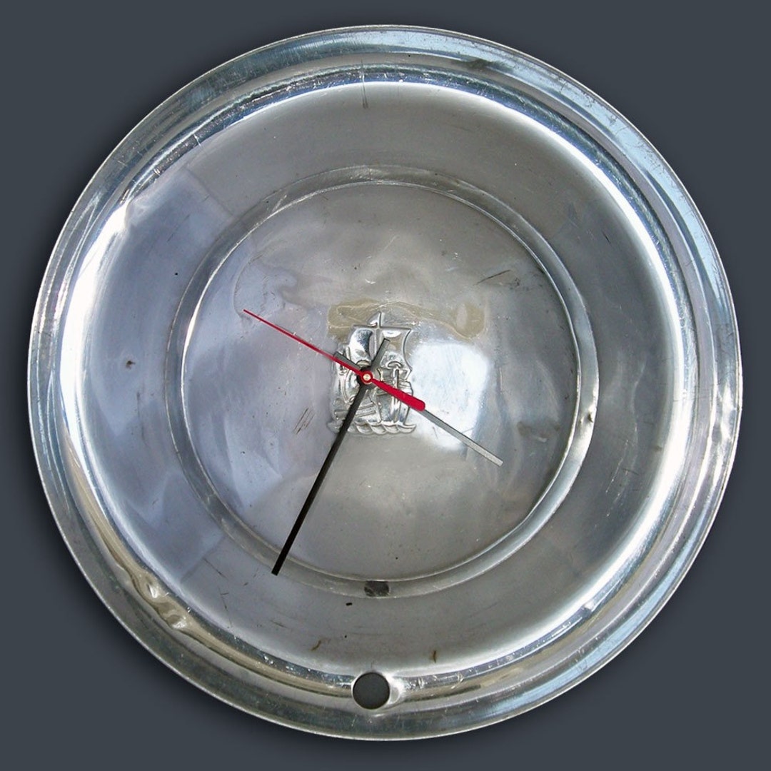 1953 Plymouth Hubcap Clock Classic Car Hub Cap Fathers Day Gift for Him ...