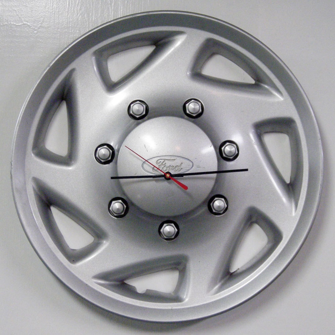 Ford Van Hubcap Clock 1996 2009 Ford Econoline Van Wall Clock Recycled ...
