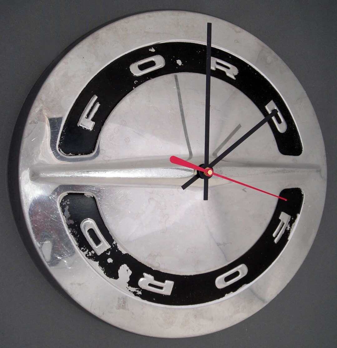 Ford Hubcap Clock 1964 1965 1966 Falcon Fairlane Pickup - Etsy