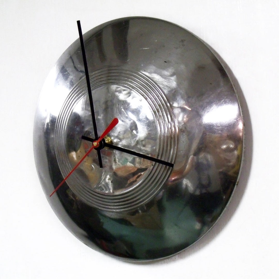 1930's Plymouth Hubcap Clock Retro Car Hub Cap Wall Decor Mopar Father ...