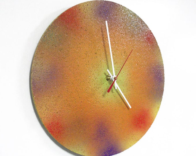 Autumn Wall Clock Colors of Fall Unique Wall Clock - Etsy