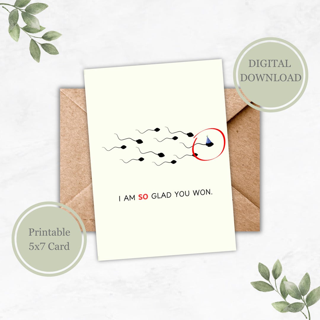 Funny Birthday Card - DIGITAL Download - Printable Birthday Card I'm so ...