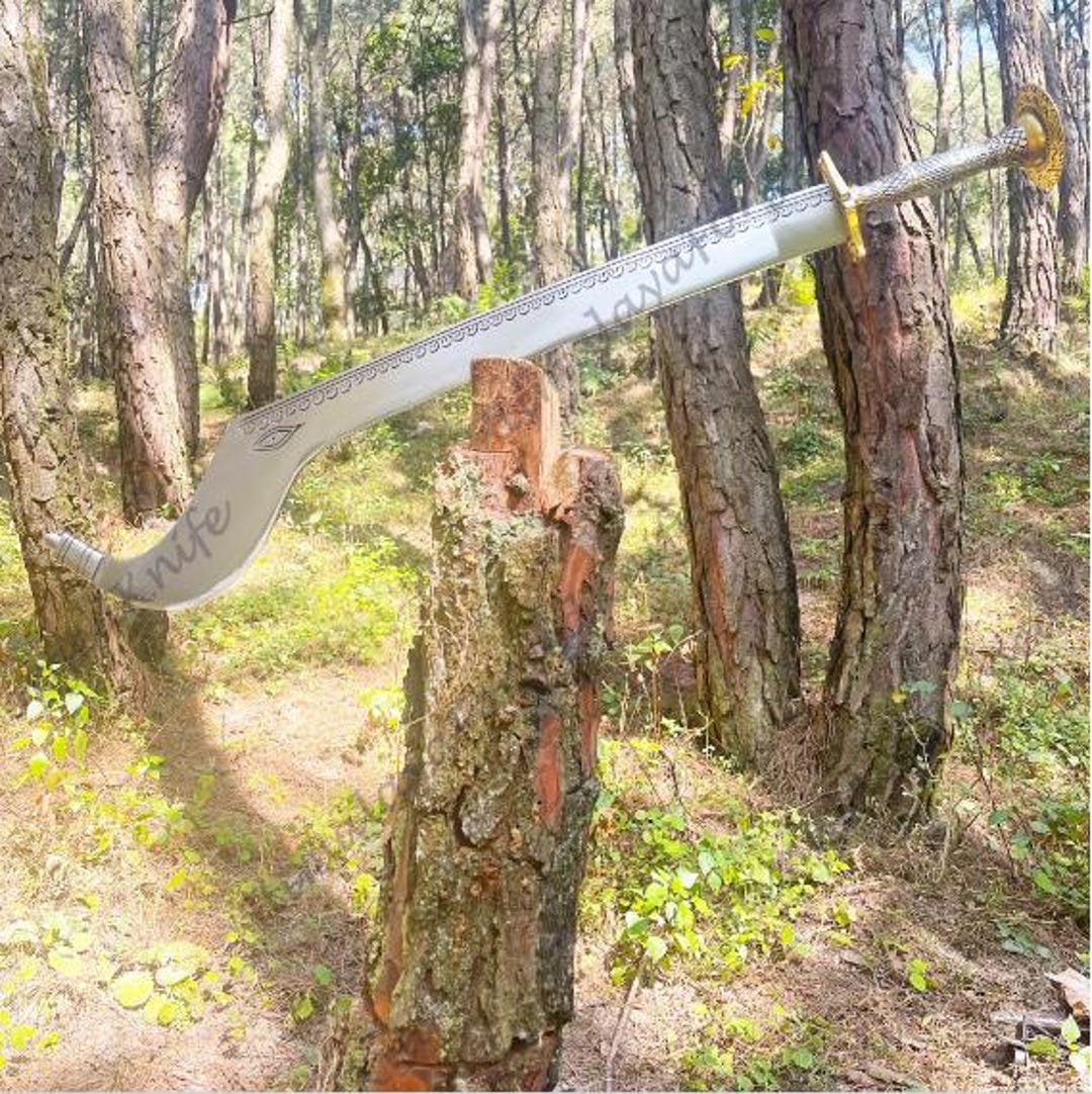 Viking Mandeville: Tempered 30-inch Blade Traditional Machete in Ram ...