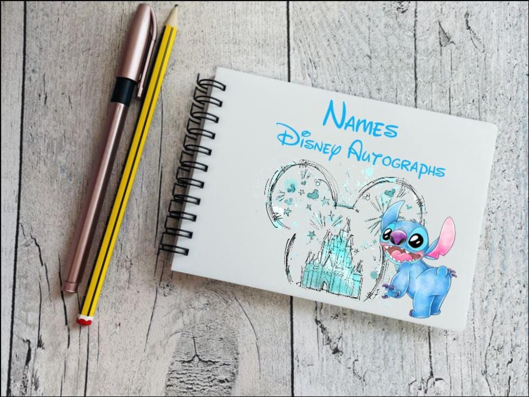 Stitch Castle Autograph Book Personalised - Etsy UK