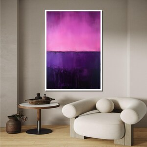 Purple Mark Rothko Framed Canvas,mark Rothko Wall Art, Art Reproduction ...