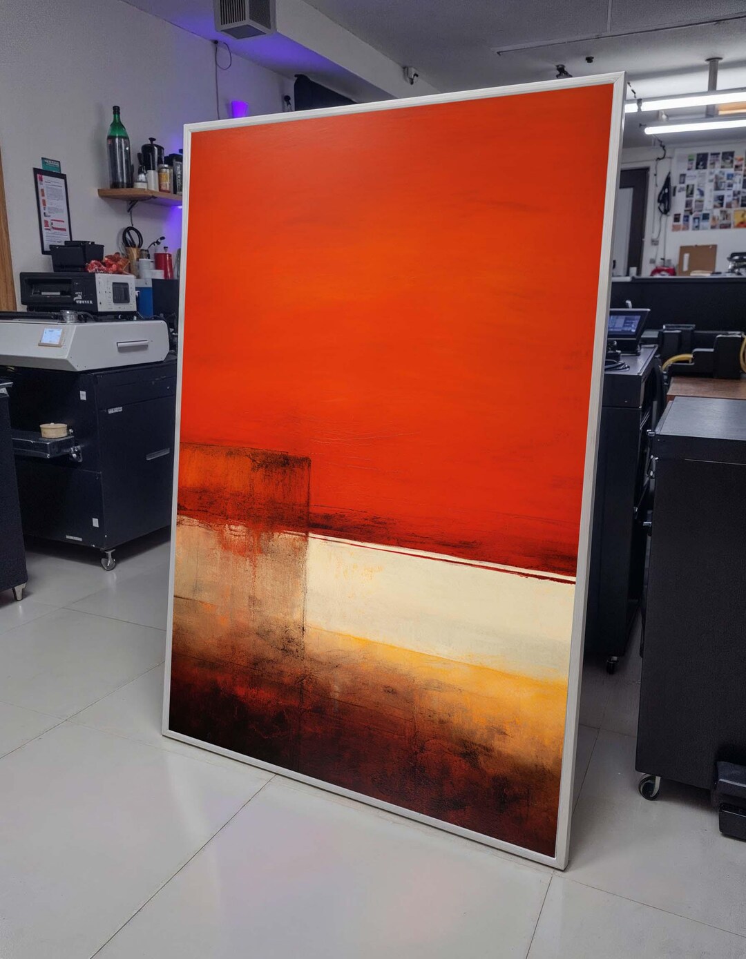 Red Mark Rothko Framed Canvas,mark Rothko Wall Art, Art Reproduction ...