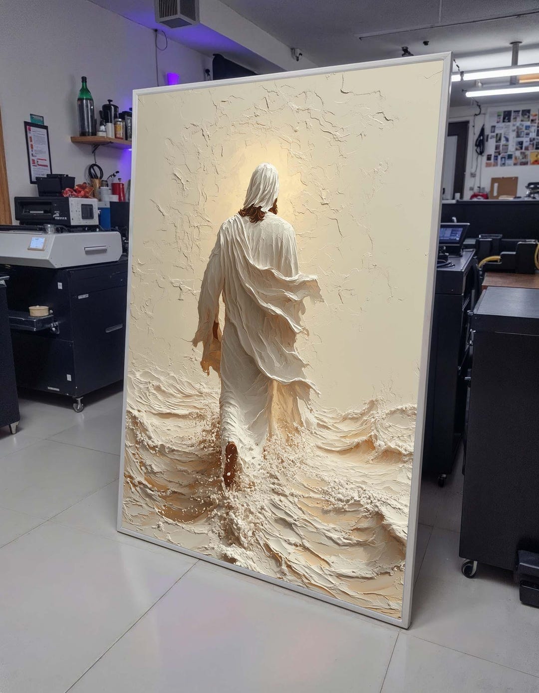 Path to Salvation Canvas Art, Jesus Walking Towards the Cross ...