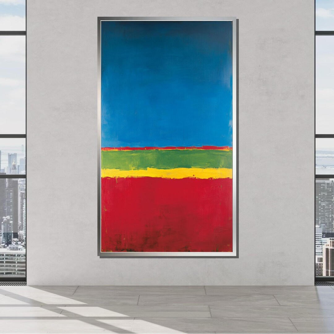 Mix Mark Rothko Framed Canvas,mark Rothko Wall Art, Art Reproduction ...