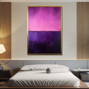 Purple Mark Rothko Framed Canvas,mark Rothko Wall Art, Art Reproduction ...