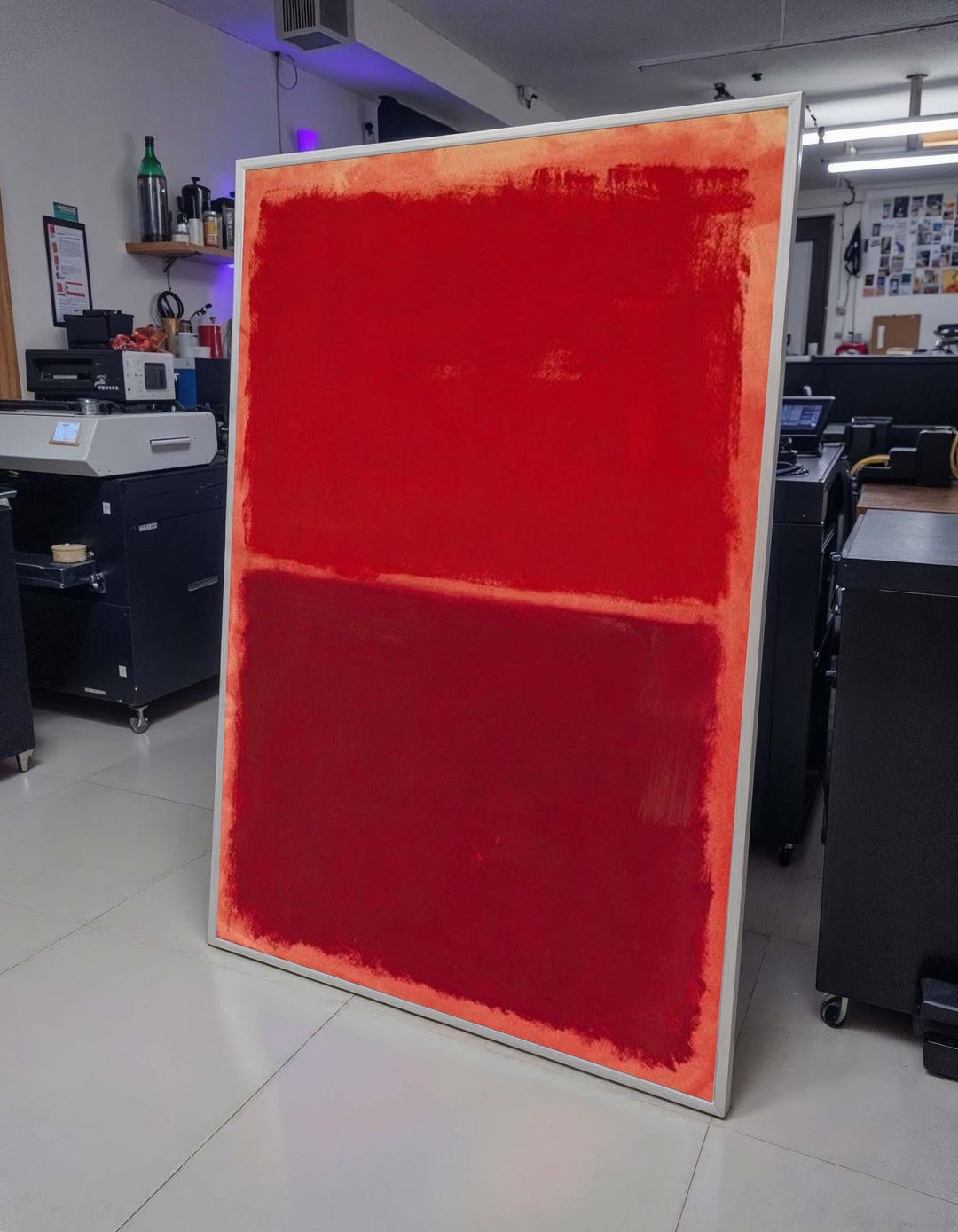 Red Mark Rothko Framed Canvas,mark Rothko Wall Art, Art Reproduction ...