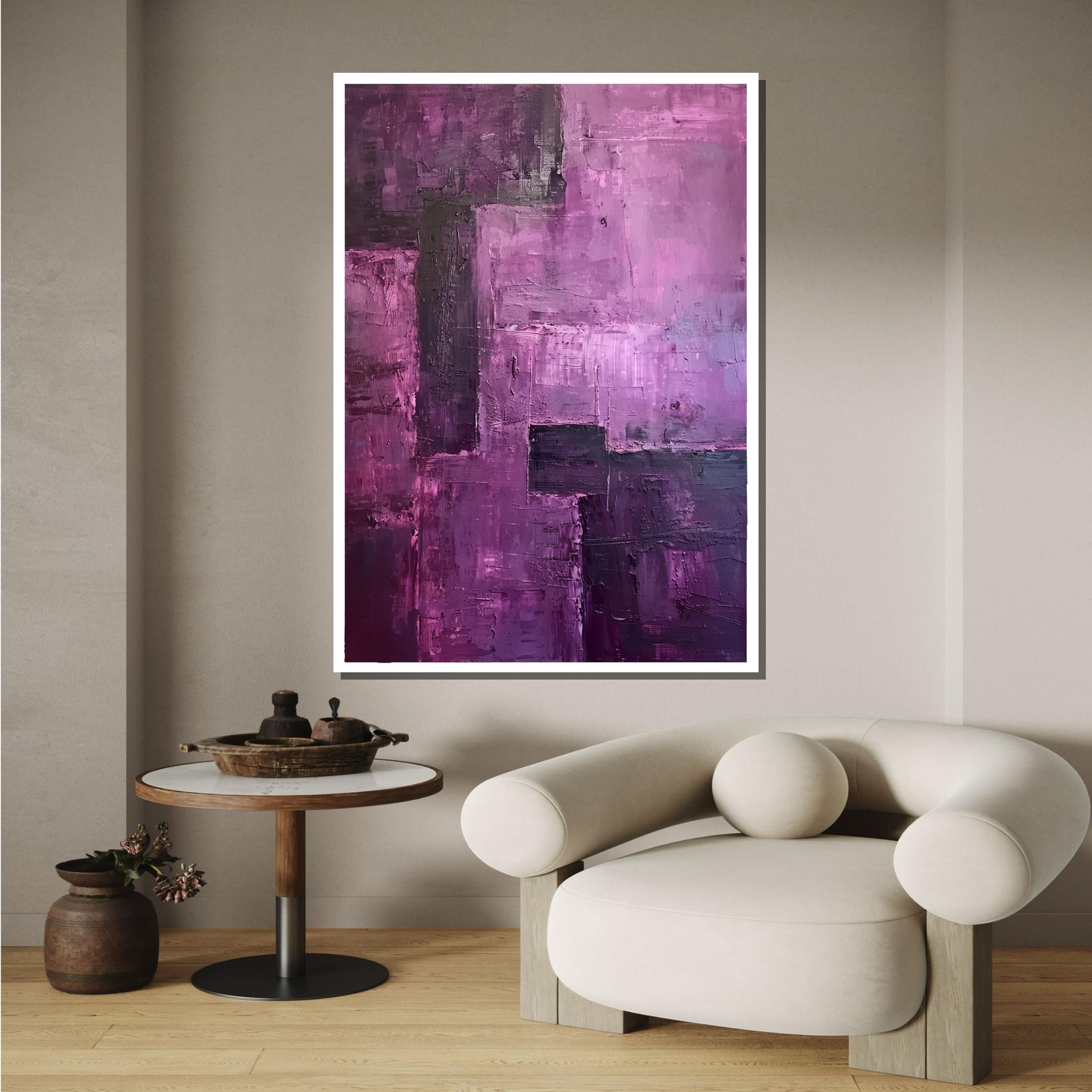Purple Mark Rothko Framed Canvas,mark Rothko Wall Art, Art Reproduction ...