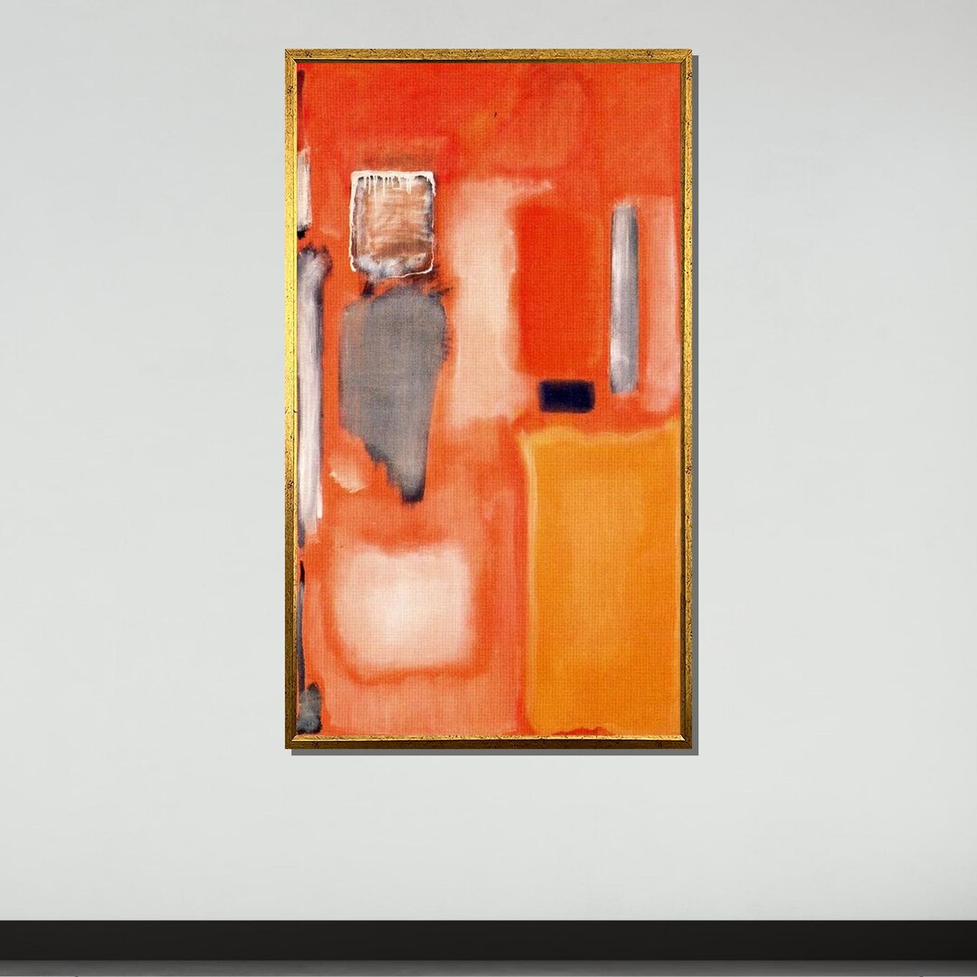 Mix ,mark Rothko Framed Canvas,mark Rothko Wall Art, Art Reproduction ...