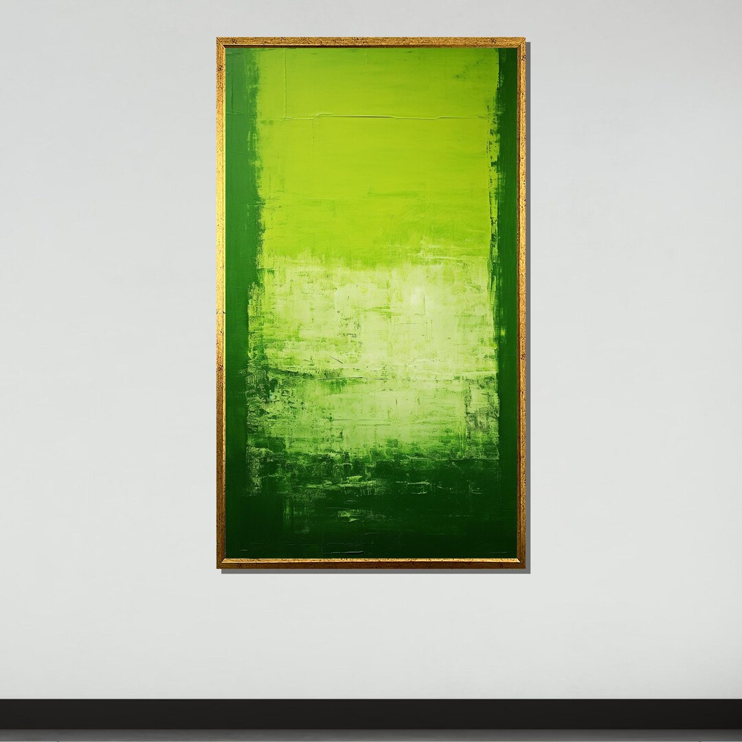 Green Mark Rothko Framed Canvas,mark Rothko Wall Art, Art Reproduction ...