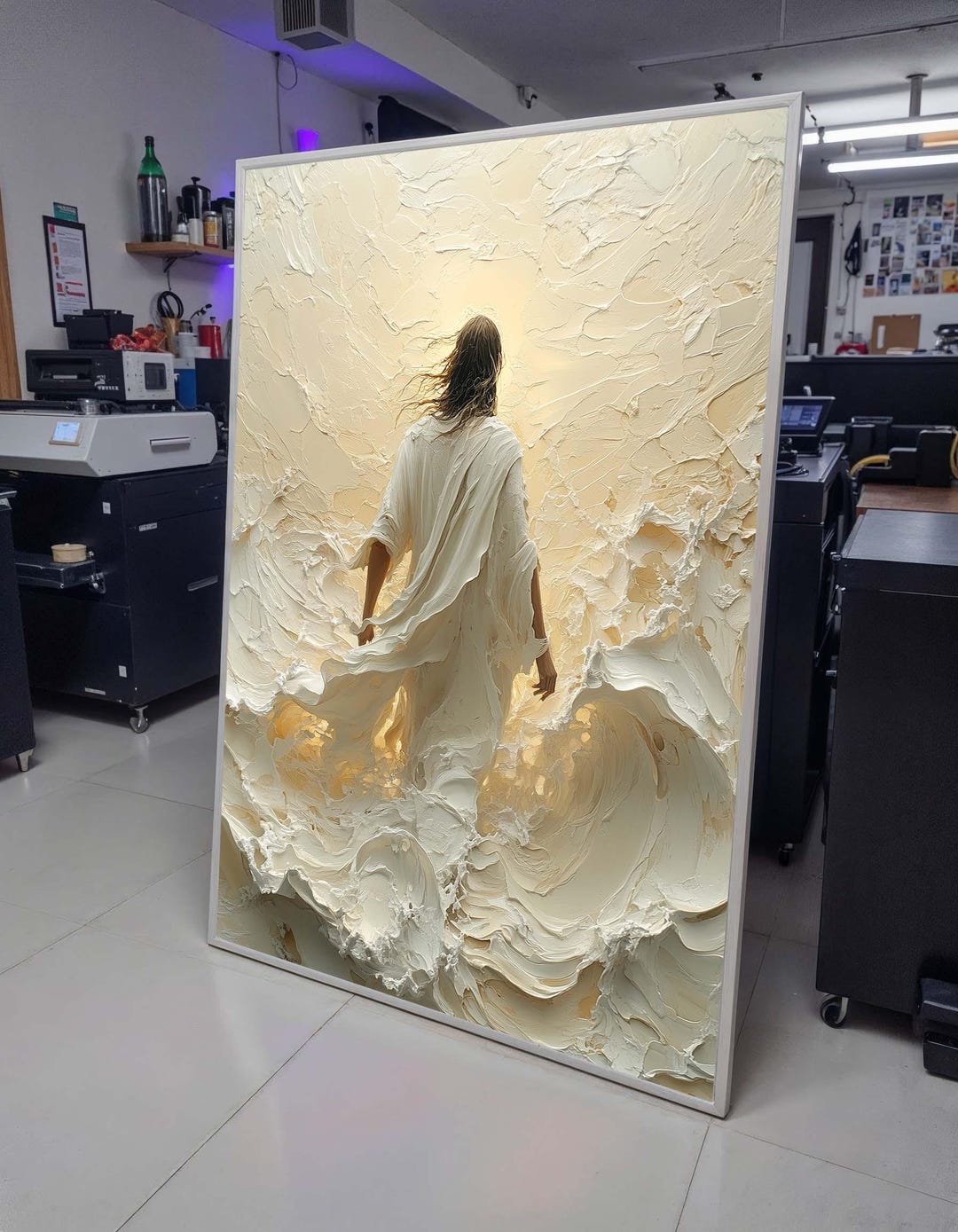 Path to Salvation Canvas Art, Jesus Walking Towards the Cross ...