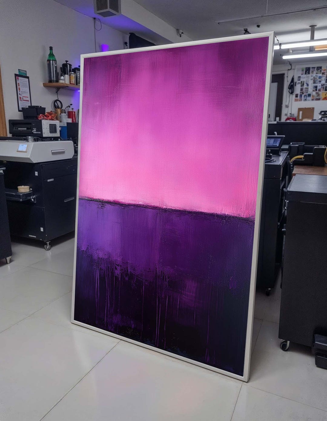 Purple Mark Rothko Framed Canvas,mark Rothko Wall Art, Art Reproduction ...
