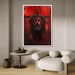 Intense Red Jesus Crucifixion Art - Passionate Religious Artwork With ...