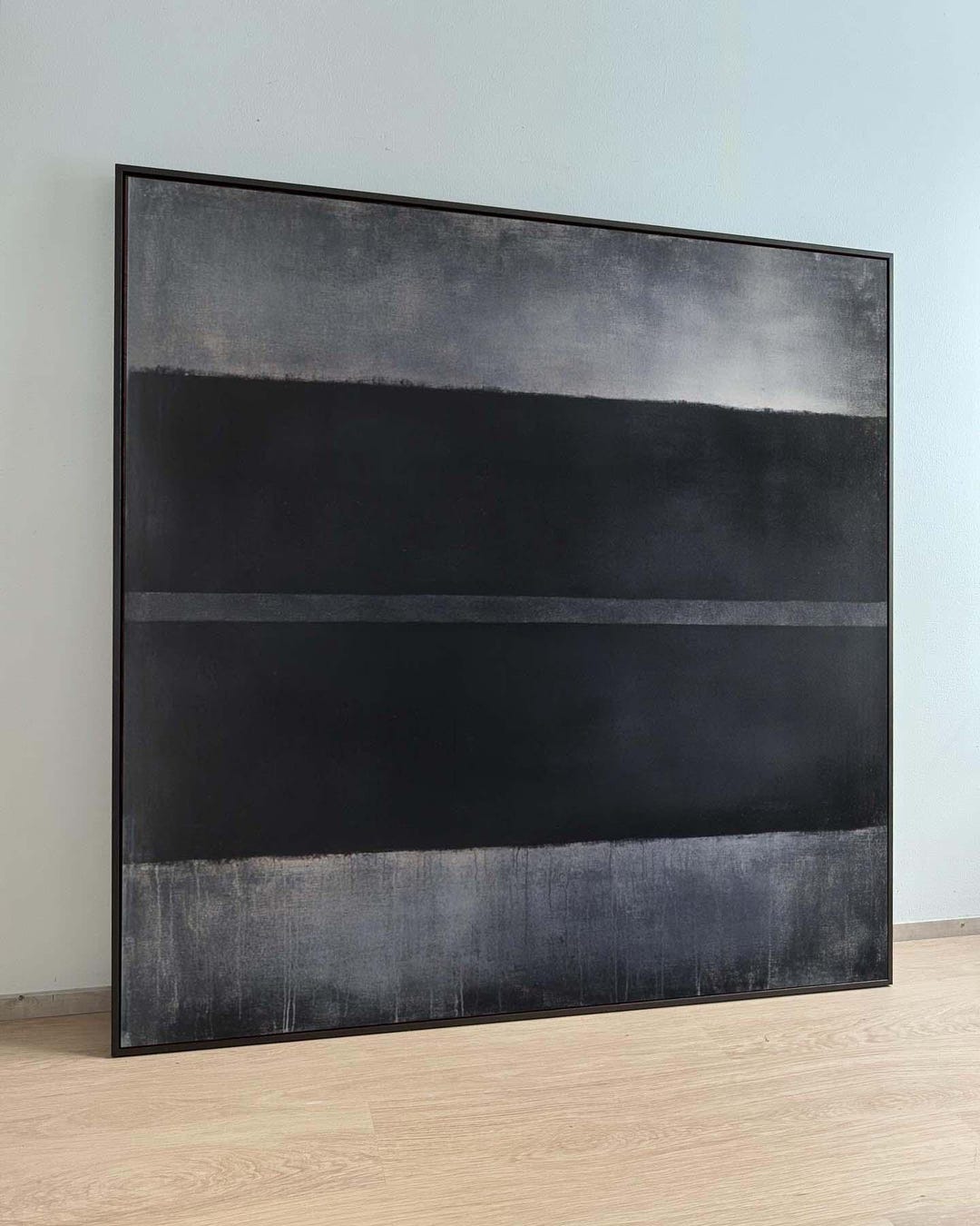 Black Mark Rothko Framed Canvas,mark Rothko Wall Art, Art Reproduction ...