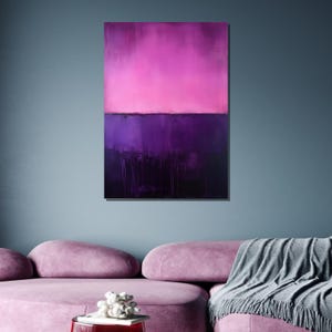 Purple Mark Rothko Framed Canvas,mark Rothko Wall Art, Art Reproduction ...