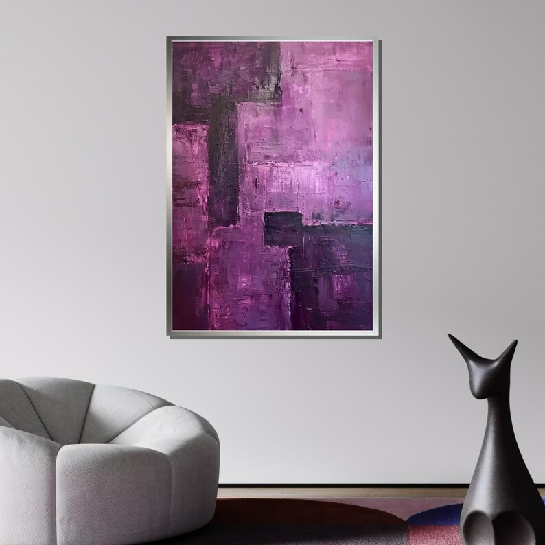 Purple Mark Rothko Framed Canvas,mark Rothko Wall Art, Art Reproduction ...