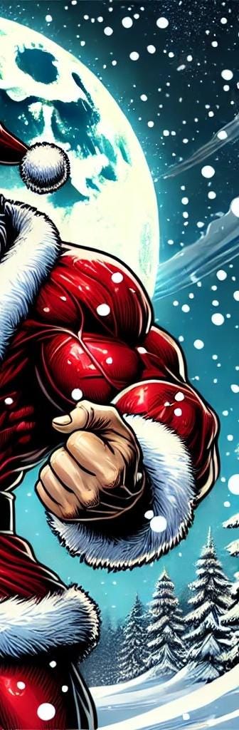 Buff Santa: Holiday Gains - Etsy
