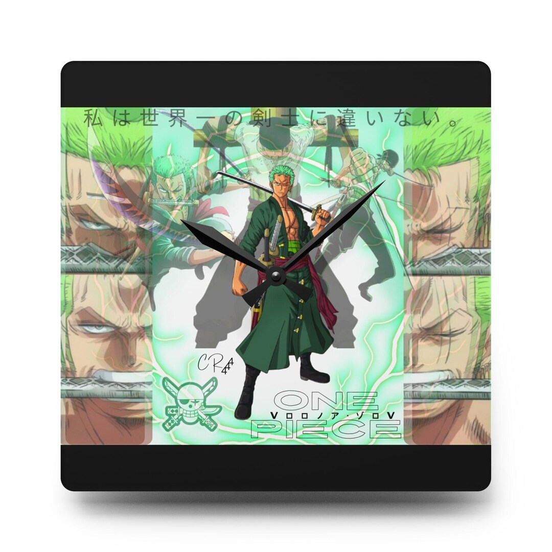 Roronoa Zoro's Vow one Piece Anime Fan Art Clock - Etsy