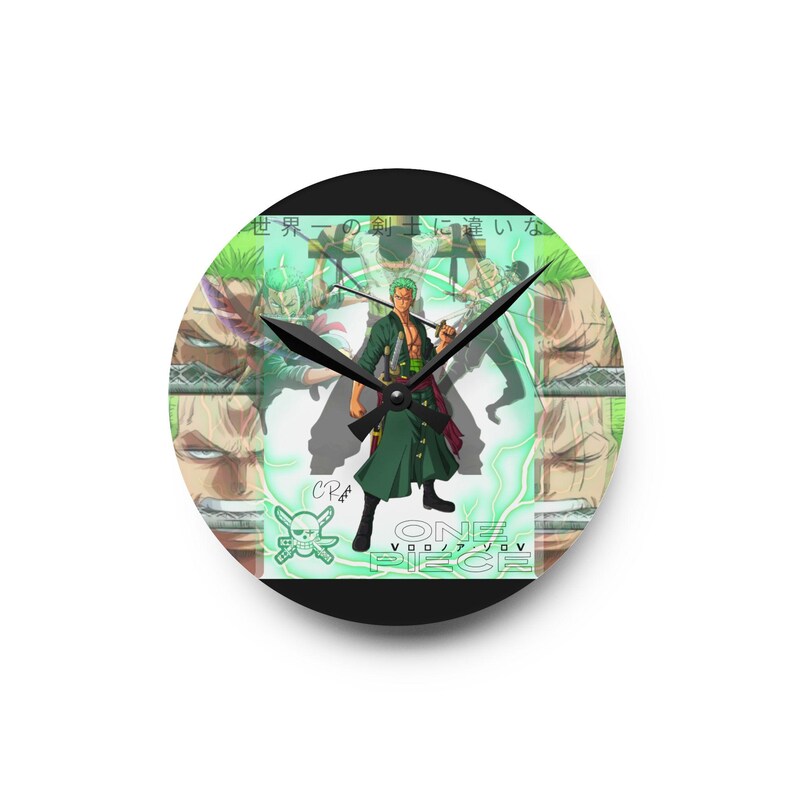 Roronoa Zoro's Vow one Piece Anime Fan Art Clock - Etsy