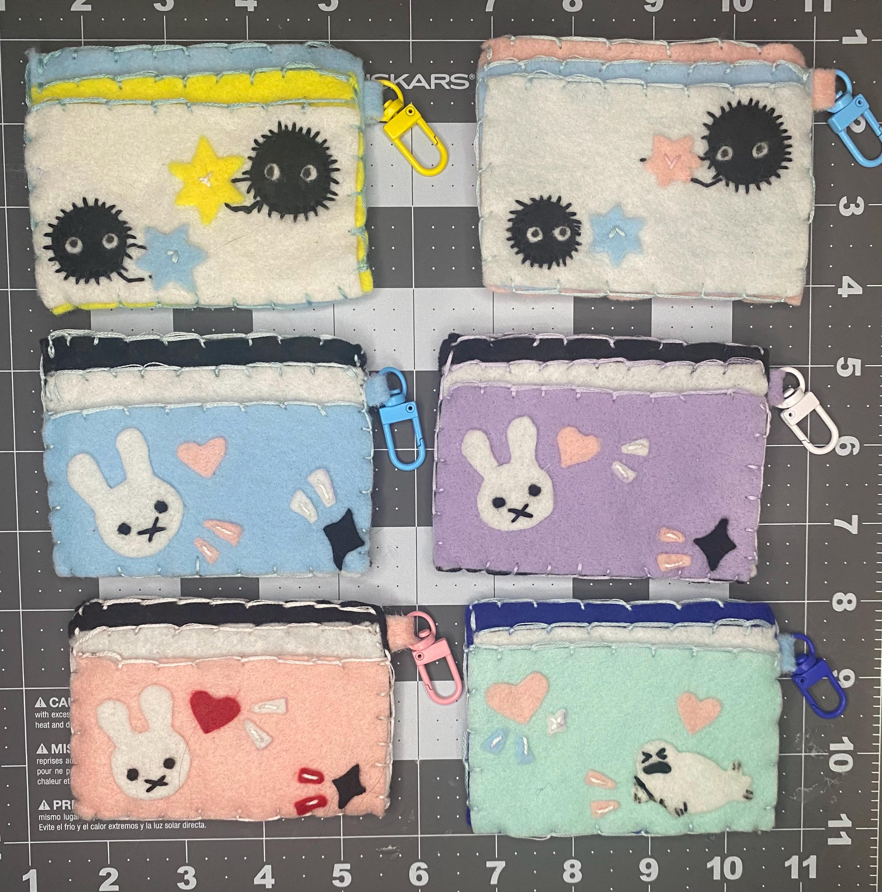 Miffy, Soot Sprite & Seal Felt Wallet - Etsy