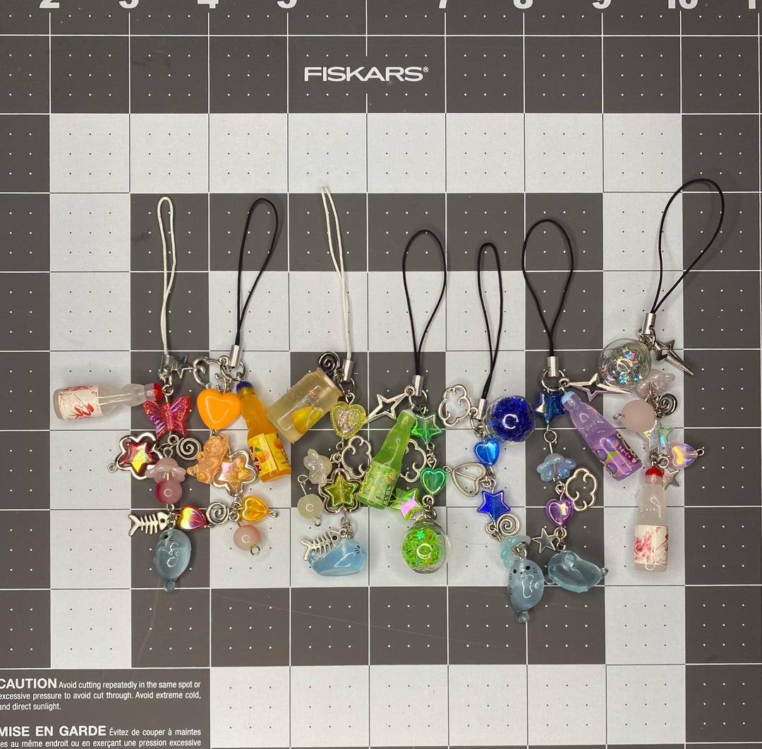 Seal & Ramune Deco Phone Charms Assortment - Etsy